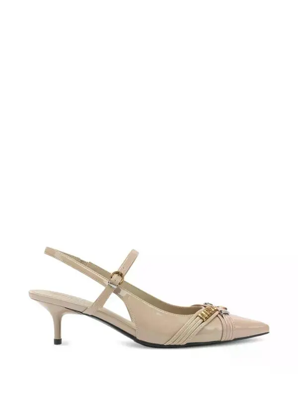 Pinko Gloria Slingback Pumps - Neutrals