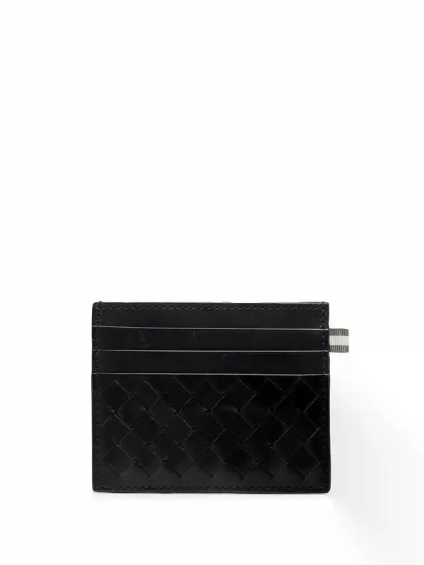 Officine Creative Boudin 122 Interwoven Leather Cardholder