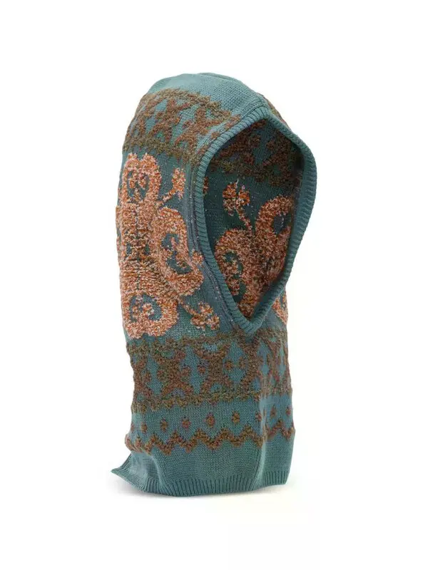 Kapital Jacquard Balaclava - Blue