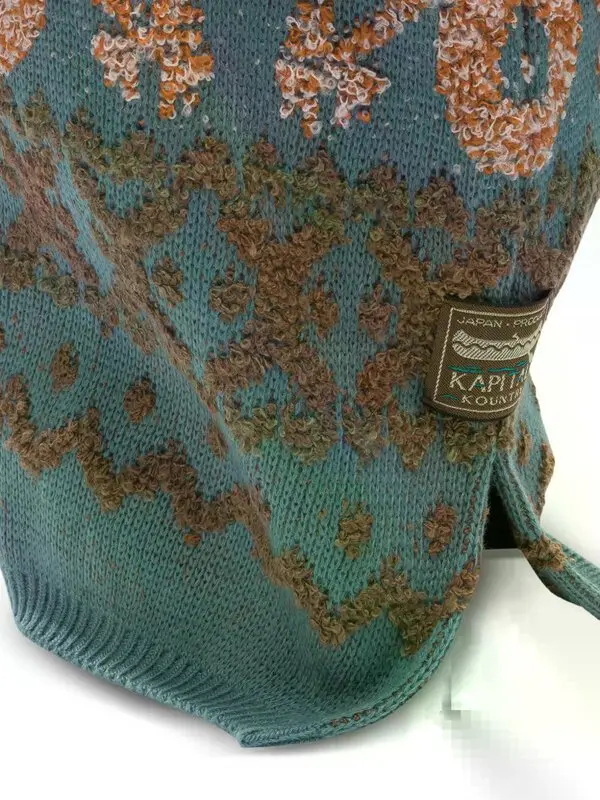 Kapital Jacquard Balaclava - Blue