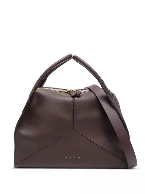 Victoria Beckham Plié Leather Tote - Red