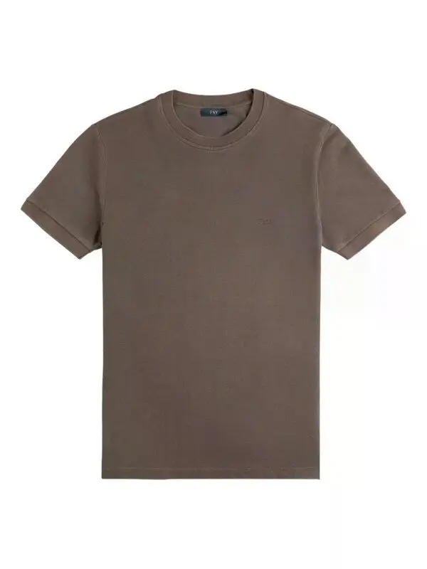 FAY Piquet Crewneck T-shirt