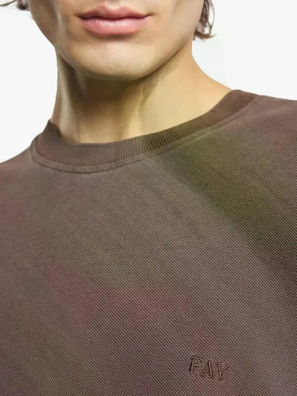 FAY Piquet Crewneck T-shirt