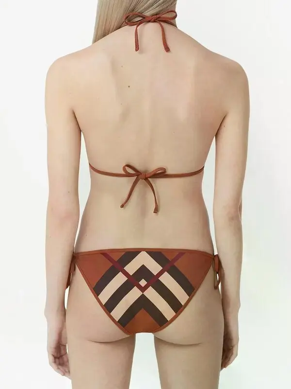 Burberry Chevron Check Triangle Bikini