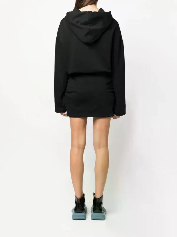 Off-White Logo-embroidered Hoodie Dress