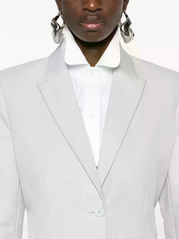 Off-White Single-breasted Blazer - Grey