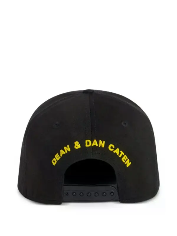 Dsquared2 Baseball Cap With Logo Patch - Black