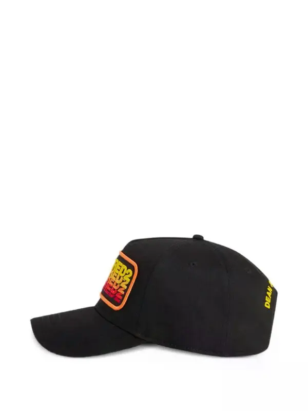 Dsquared2 Baseball Cap With Logo Patch - Black