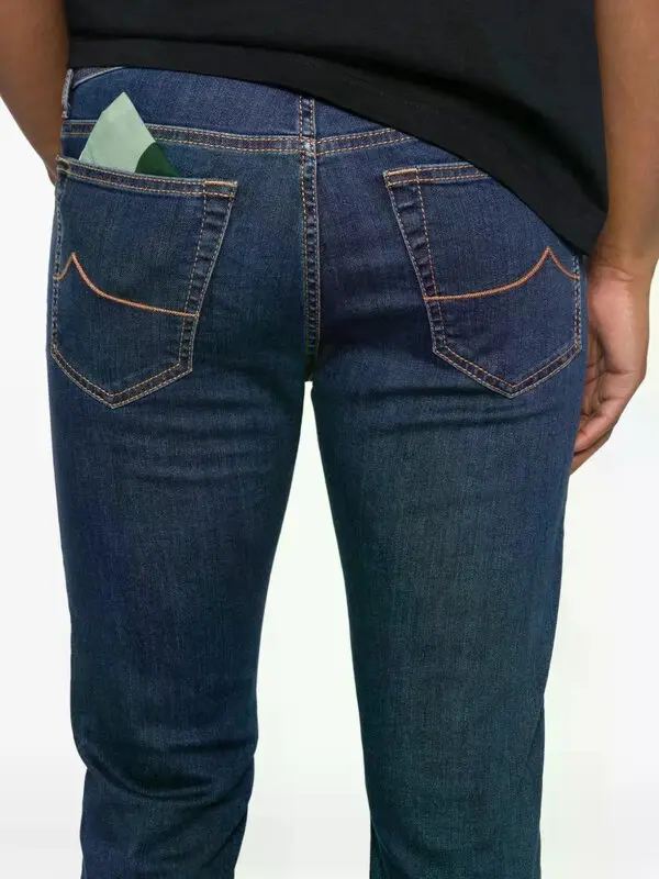 Jacob Cohen Hook Detail Denim Jeans