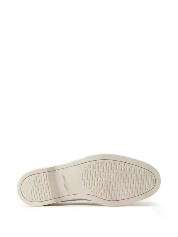 John Lobb Topstitched Loafers - Neutrals