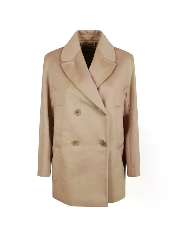 Max Mara Double-breasted Coat - Neutrals