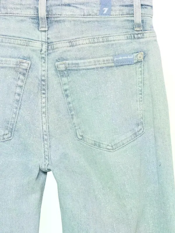 7 For All Mankind Dojo Sparkling Flared Jeans