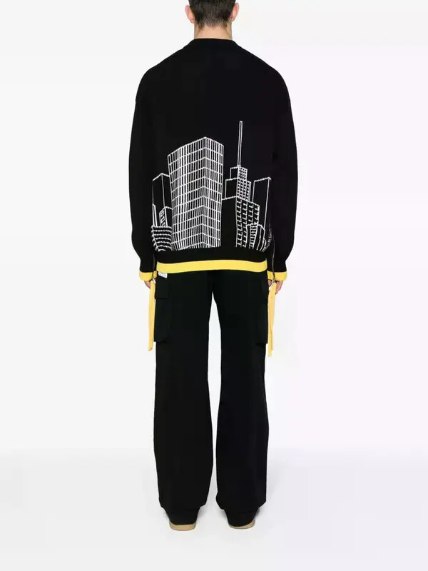 Off-White Intarsia-knit Jumper