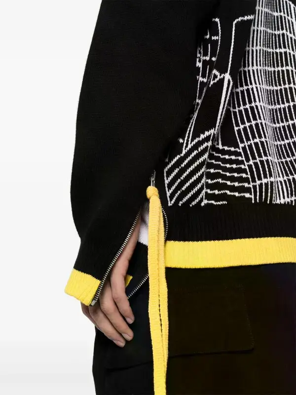 Off-White Intarsia-knit Jumper