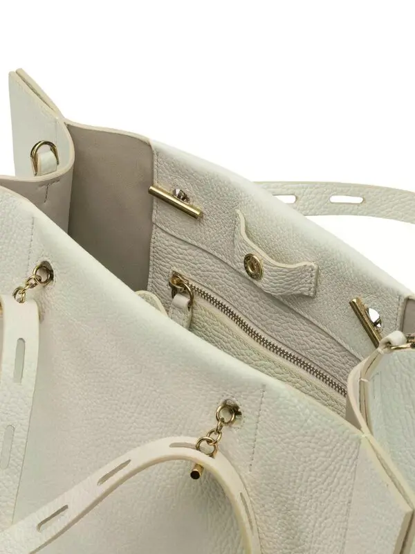 MINOBOSSI Cut-out Leather Tote Bag