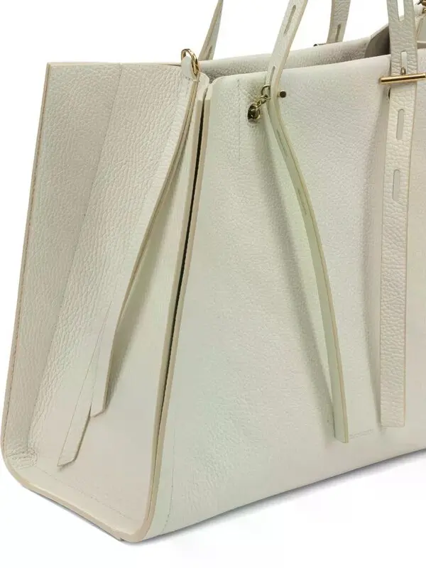 MINOBOSSI Cut-out Leather Tote Bag