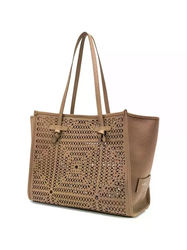 GIANNI CHIARINI Marcella Knot Tote Bag - Neutrals