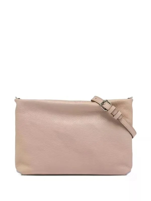 GIANNI CHIARINI Chain Strap Grained Clutch - Neutrals