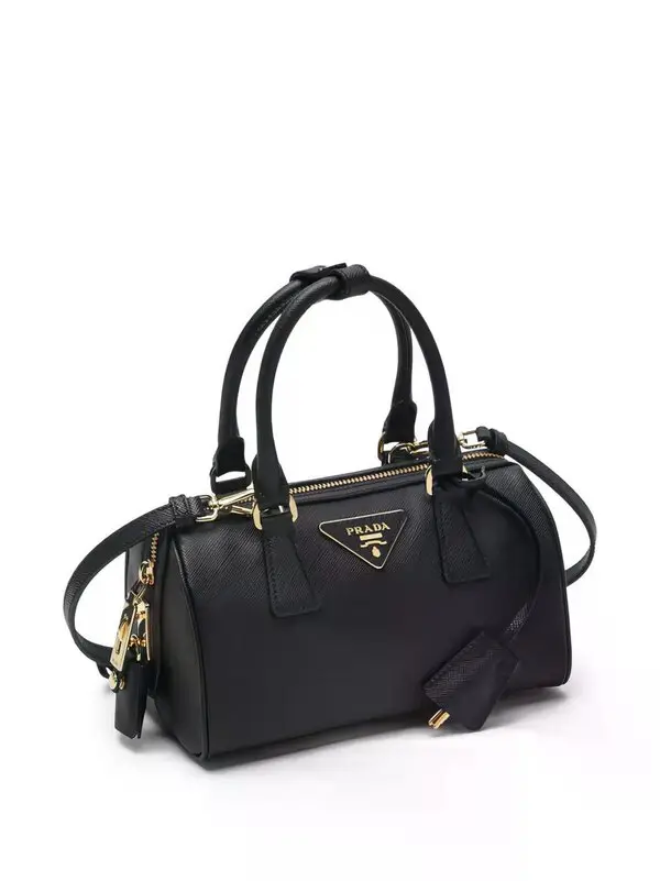 Prada Bauletto Top-handle Tote Bag - Black