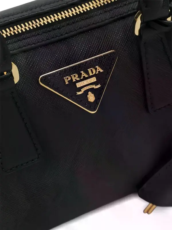 Prada Bauletto Top-handle Tote Bag - Black