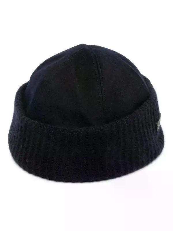 Loro Piana Logo-patch Beanie