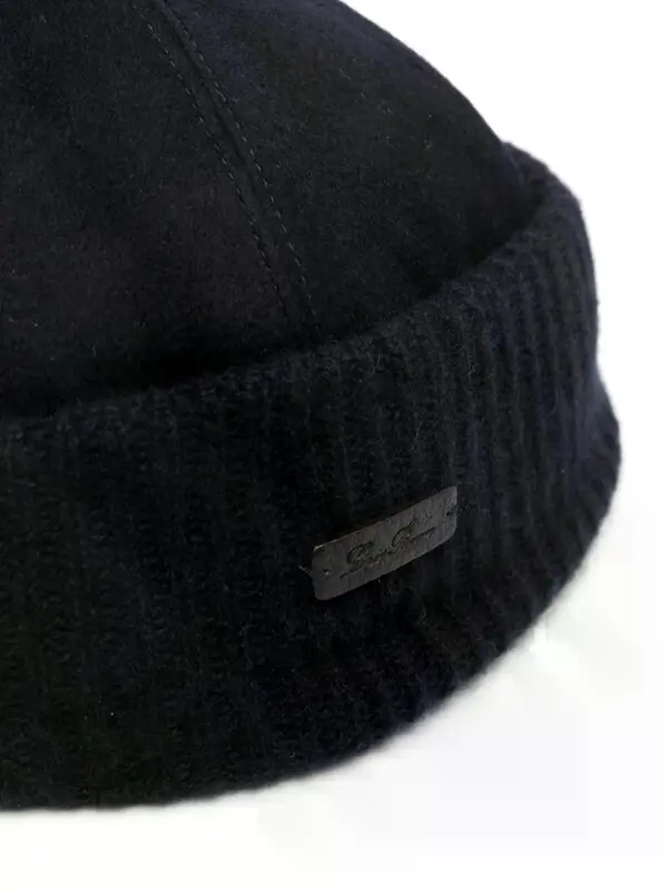 Loro Piana Logo-patch Beanie