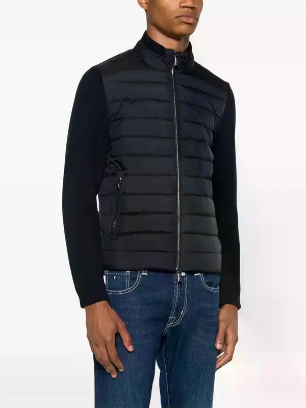 MOORER Panelled Padded Jacket