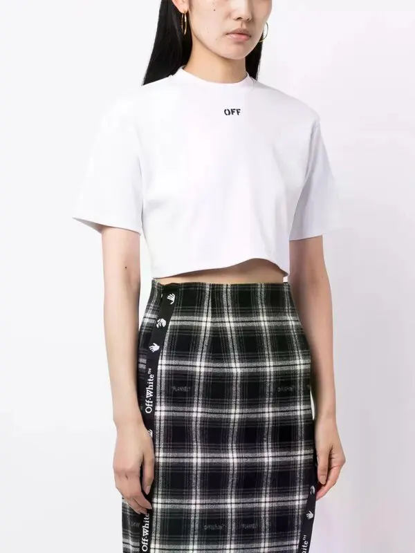 Off-White Logo-print Short-sleeve T-shirt - White
