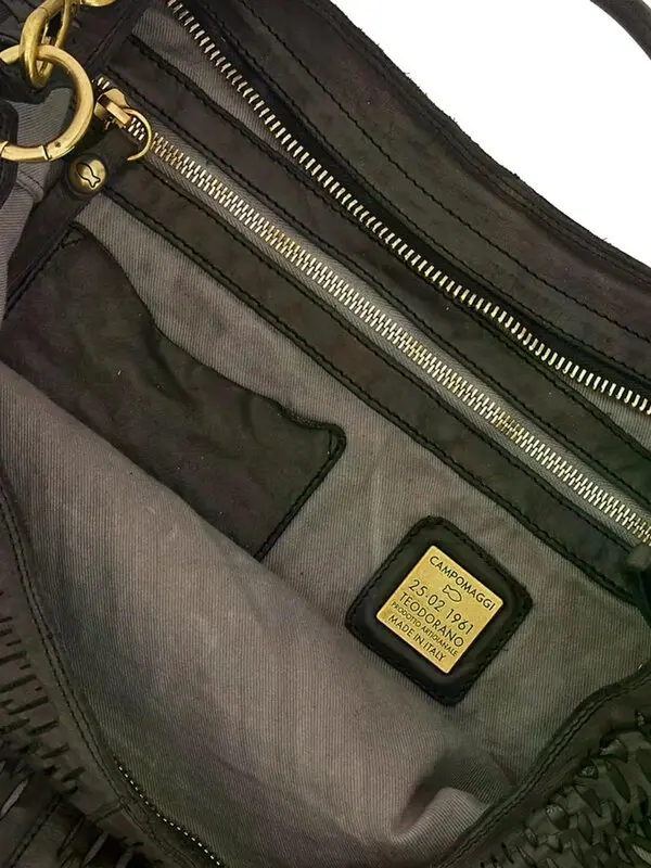 CAMPOMAGGI Woven Shoulder Bag
