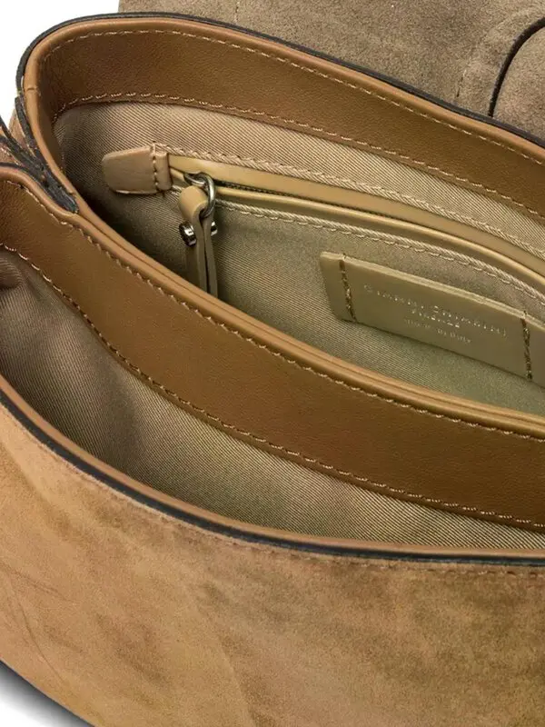 GIANNI CHIARINI Helena Round Studded Shoulder Bag