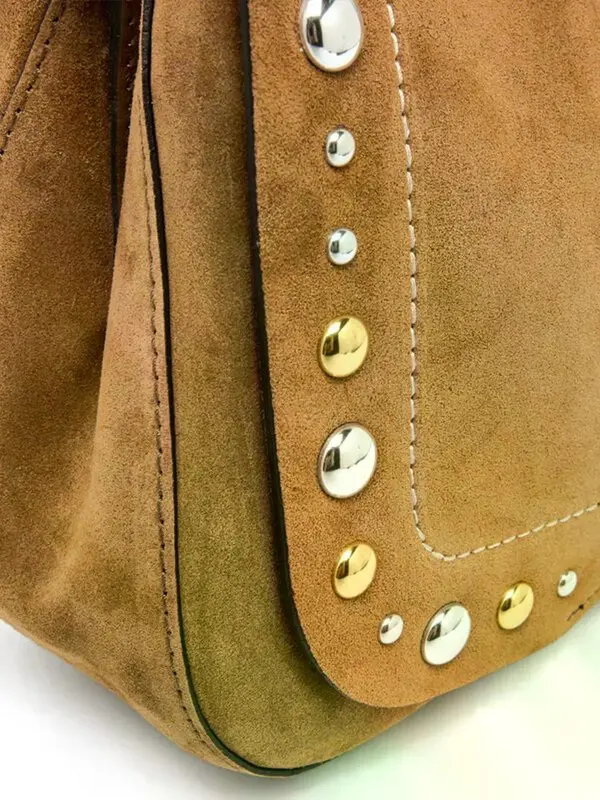 GIANNI CHIARINI Helena Round Studded Shoulder Bag