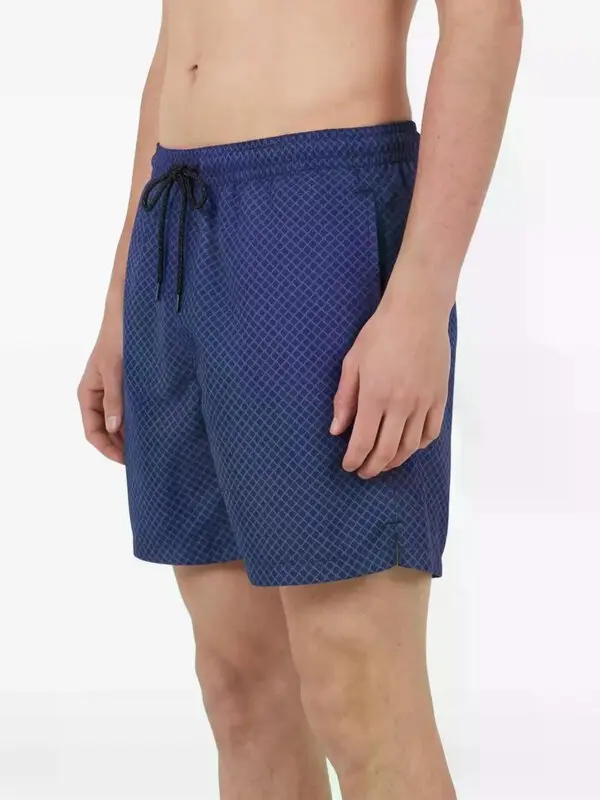 DRUMOHR Geometric-print Swim Shorts