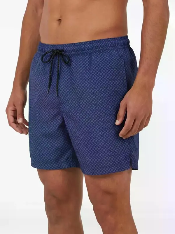 DRUMOHR Geometric-print Swim Shorts