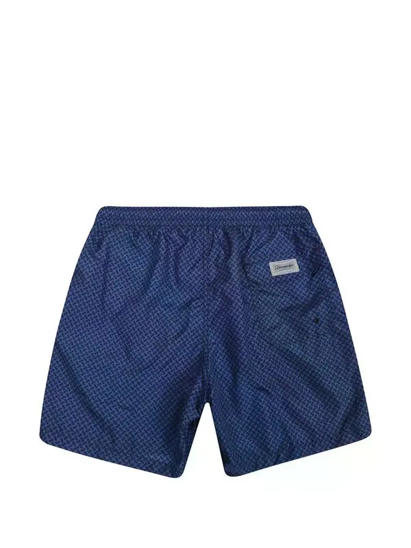 DRUMOHR Geometric-print Swim Shorts