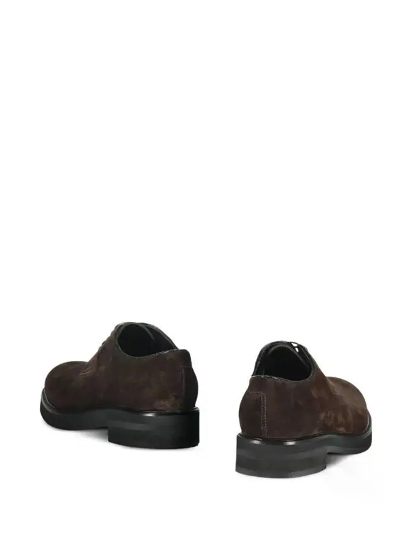 MOORER Campini Suede Leather Lace-up Shoes
