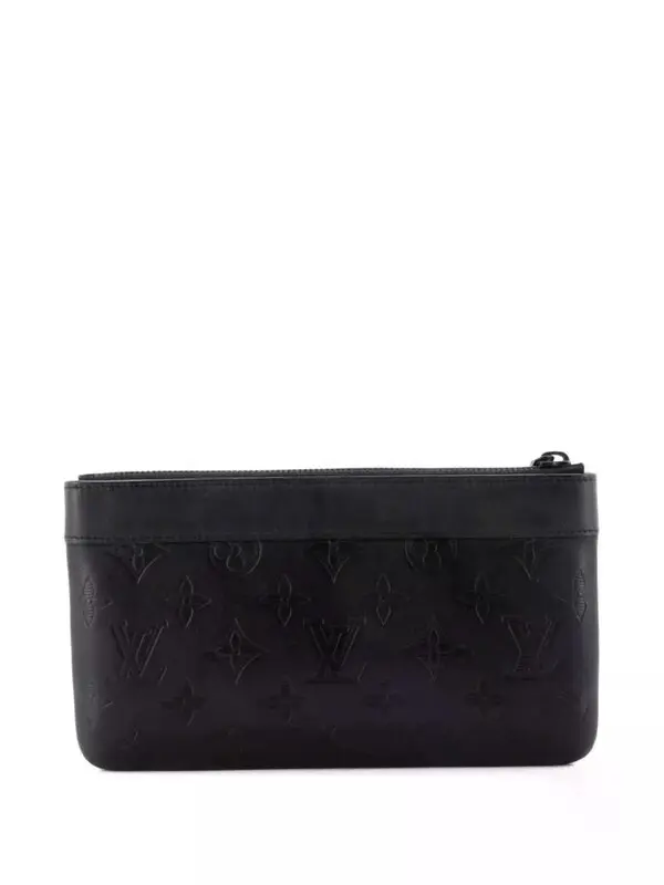 LOUIS VUITTON Discovery Pochette Monogram Shadow Leather Pm Pouch