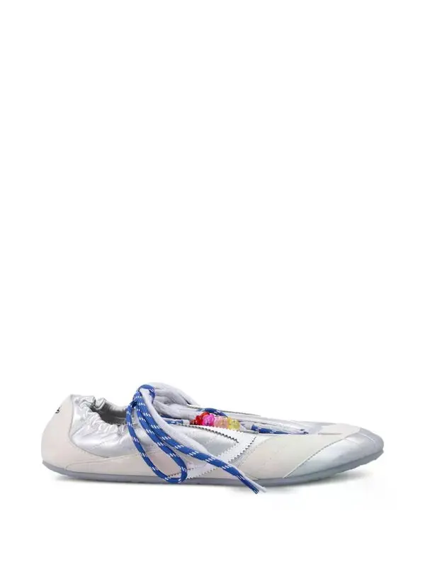 PURAAI Beaded Lace-up Sneakers