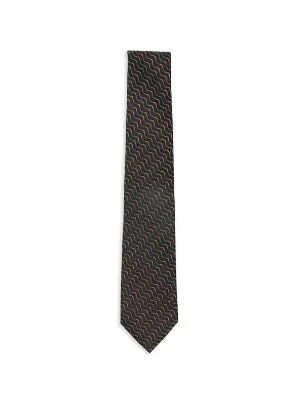 Emporio Armani Silk Neck Tie - Black