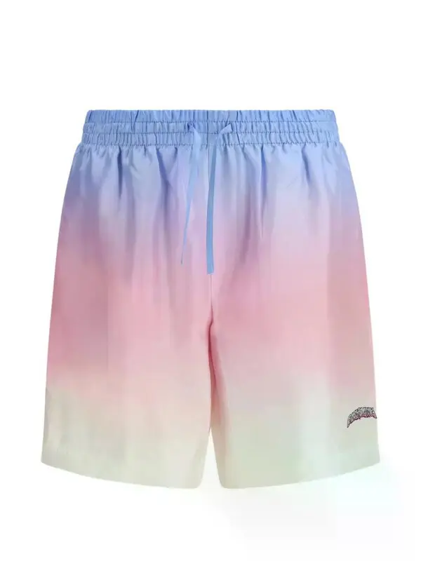Casablanca Gradient-print Silk Shorts