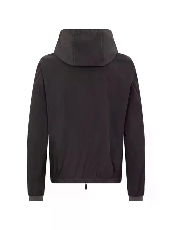 MOORER Hooded Bomber Jacket - Grey