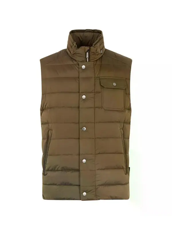 MOORER Padded Button Vest
