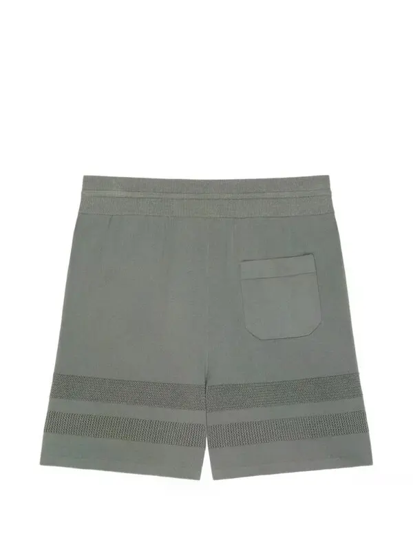 Givenchy Knitted Track Shorts - Green