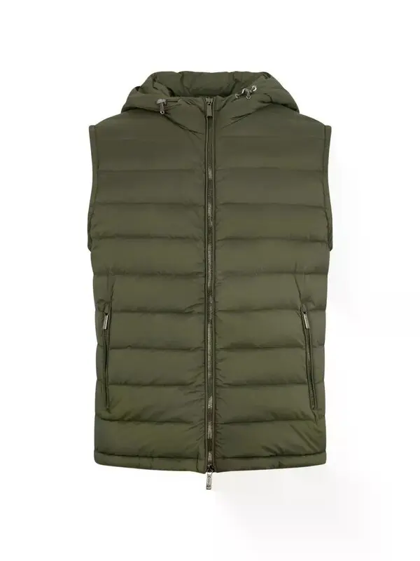 MOORER Zip Sleeveless Gilets