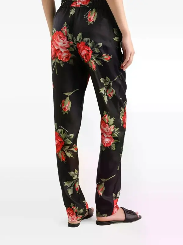 Dolce & Gabbana Floral Trousers