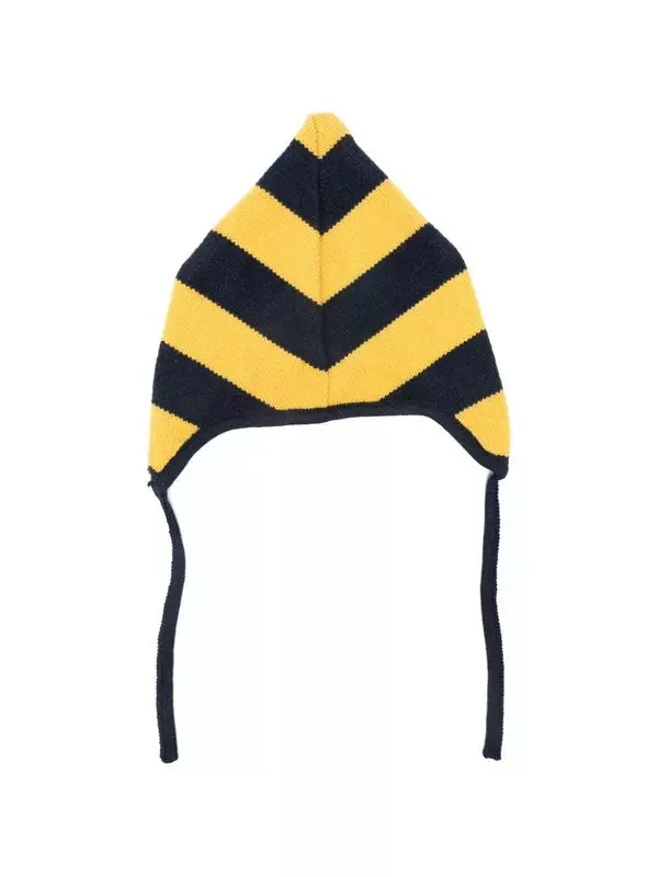 CHARLES JEFFREY Striped Beanie Hat