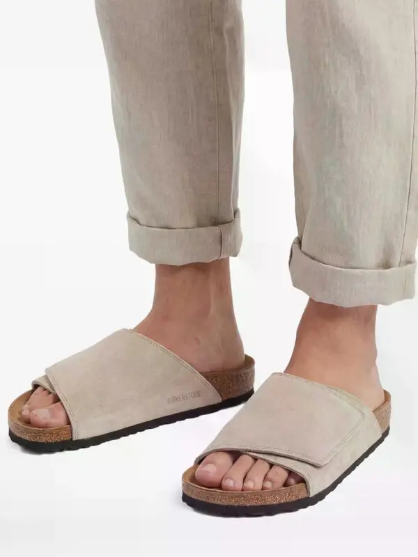 BIRKENSTOCK Solana Suede Leather Sandals