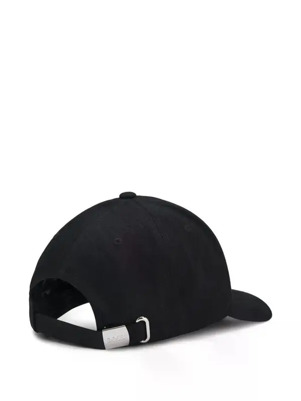 BOSS Cotton Twill Baseball Cap With Embroidered Logo - Black