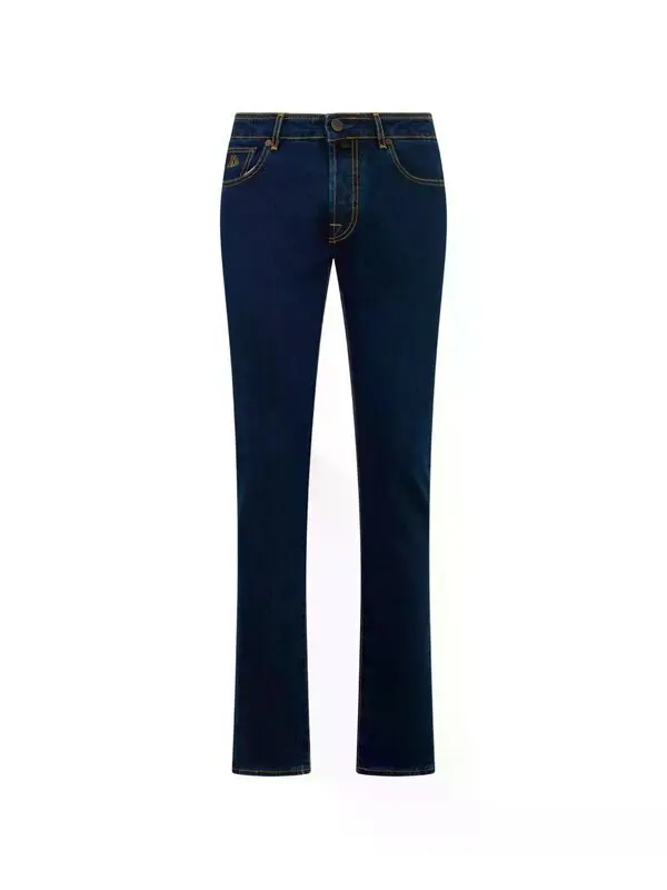 MOORER Five-pocket Jeans - Blue
