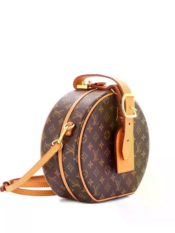 LOUIS VUITTON Petite Boite Chapeau Crossbody Bag Monogram Canvas - Brown