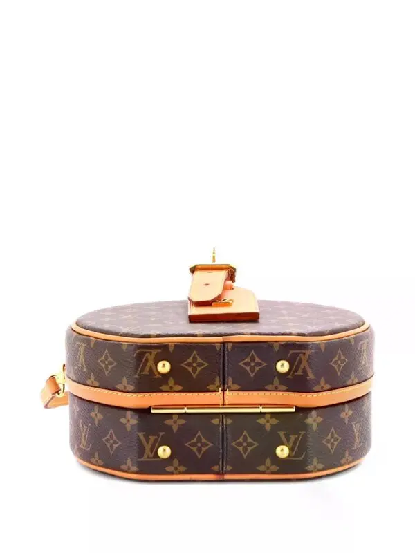 LOUIS VUITTON Petite Boite Chapeau Crossbody Bag Monogram Canvas - Brown